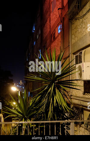 Street scene in Musrara neighbourhood also known by its Hebrew name ...