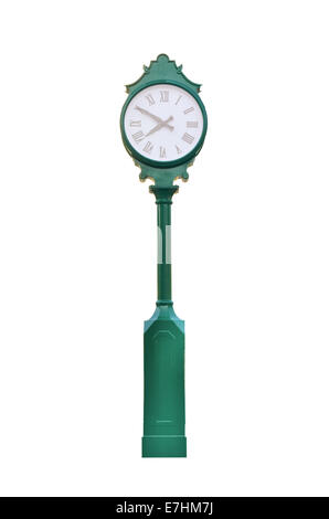 Outdoor Antique Pole Clock Stock Photo: 15861654 - Alamy