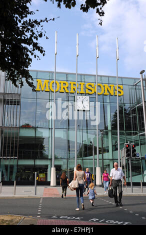 Crawley West Sussex UK - Morrisons superstore supermarket Stock Photo ...