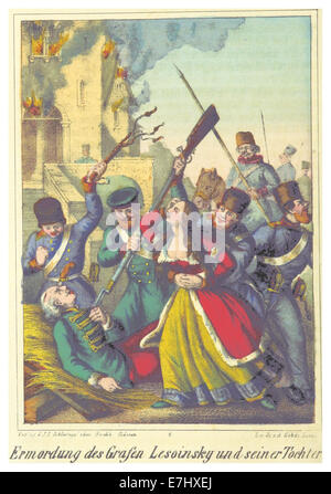 An 1864 illustration from the Polish Revolution, depicting the ...