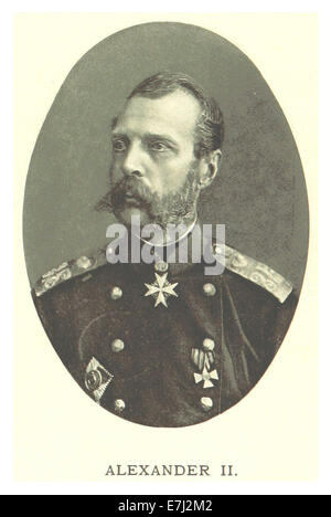 An 1894 illustration of Tsar Alexander II of Russia, known for his ...