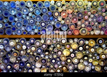 Tubes of Buttons Stock Photo - Alamy