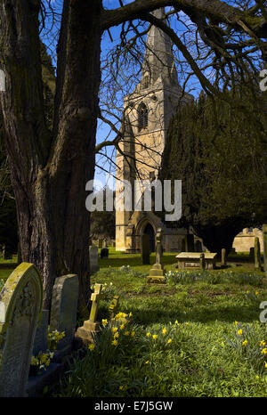 St Mary Magdalene Church, Mitford, Northumberland Stock Photo - Alamy