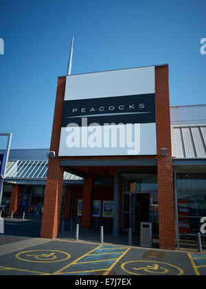 stores in the Ystwyth Retail Park Aberystwyth Ceredigion Wales UK Stock ...