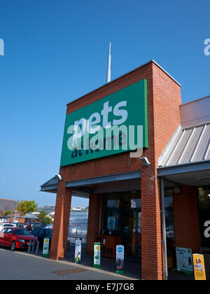 stores in the Ystwyth Retail Park Aberystwyth Ceredigion Wales UK Stock ...