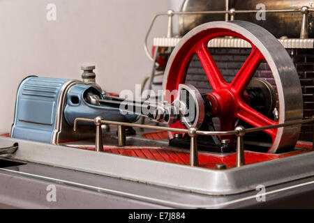 View of the flywheel of a steam engine Stock Photo - Alamy