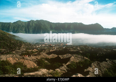 Volcano, Offering, Celebration, Volcano Bromo, Java, Indonesia Stock ...