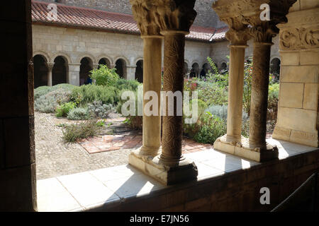 St Jodi’s romanesque Catheral with cloisters, flying buttresses, full ...