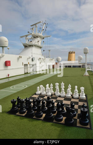 Giant outdoor chess set on Harvest Caye - private island owned by ...