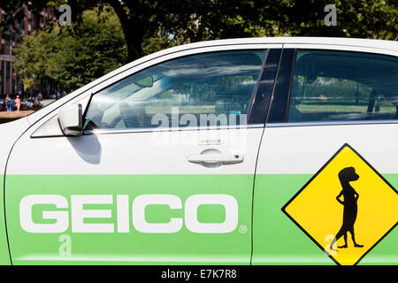 Geico insurance company car - Washington, DC USA Stock Photo - Alamy