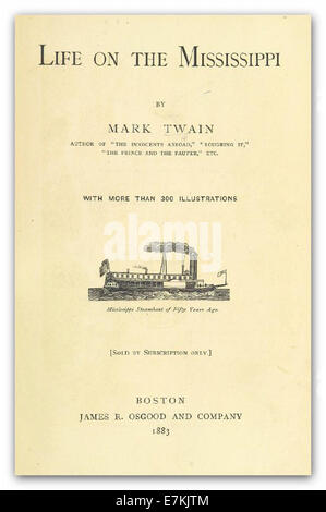 'Life on the Mississippi' is a book by Mark Twain, documenting his ...