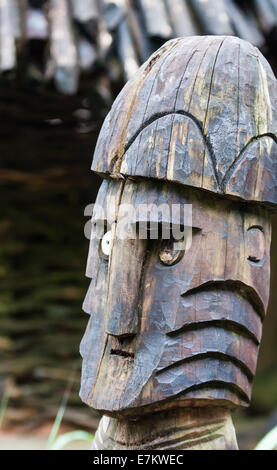 Closeup of a waga statue, a traditional art form of Ethiopia Stock ...