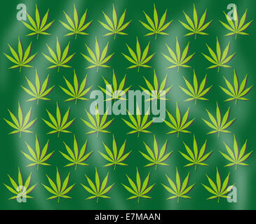 An abstract cannabis leaf pattern background image Stock Photo - Alamy