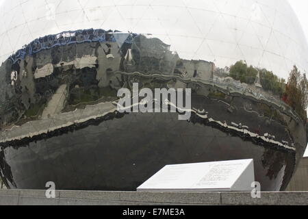 Geode, Villette, Cité, Science, Paris, France, French, Architecture ...