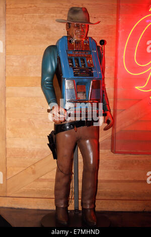 OLD COWBOY SLOT MACHINE Stock Photo - Alamy