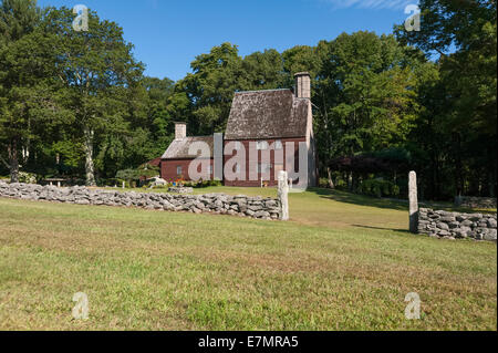 Armand LaMontagne hand built this replica house of the 17th Century ...