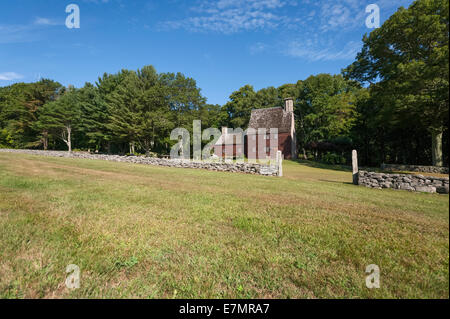 Armand LaMontagne hand built this replica house of the 17th Century ...