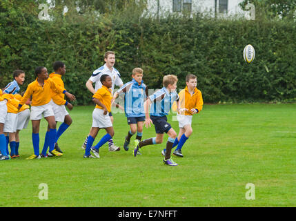 school children playing rugby in the United Kimgdom Stock Photo - Alamy