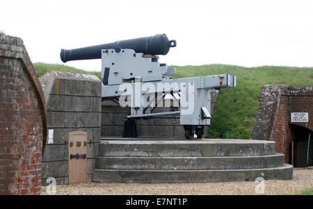 Iron 64 pounder RML Gun , converted on Palliser's system from a ...