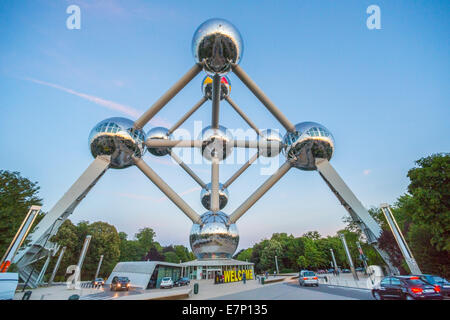 Atomium, spheres, Belgium, Europe, Brussels, architecture, balls, city ...