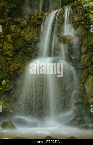 Waterfall at Argiroupoli Crete Greece Stock Photo - Alamy