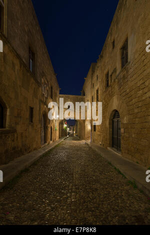 Rhodes Island, Greece, a symbol of Rhodes, of the famous Knights Grand ...