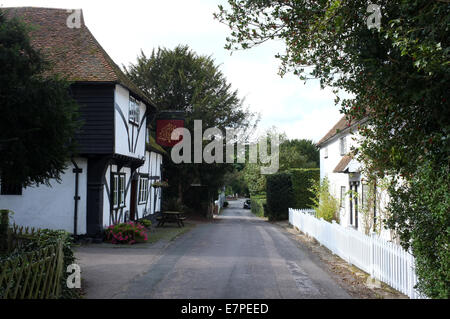 ye olde yew tree inn in westbere village east kent uk october 2016 ...