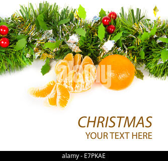 Beautiful Christmas composition on color background Stock Photo - Alamy