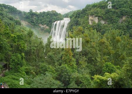 Huangguoshu Waterfall Baishui River Anshun City Guizhou Province China ...