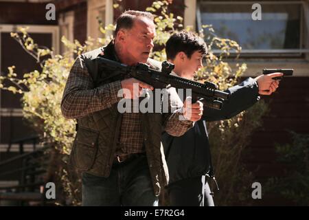 WILLIAMS,SCHWARZENEGGER, SABOTAGE, 2014 Stock Photo - Alamy