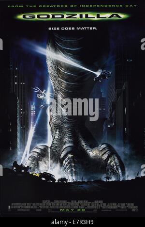 GODZILLA -1998 POSTER Stock Photo - Alamy