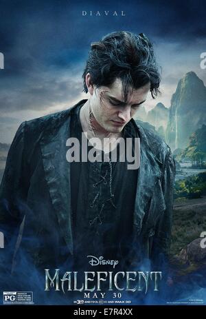 SAM RILEY POSTER, MALEFICENT, 2014 Stock Photo - Alamy