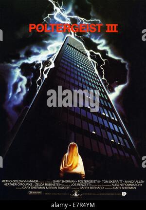 POLTERGEIST III -1988 POSTER Stock Photo - Alamy