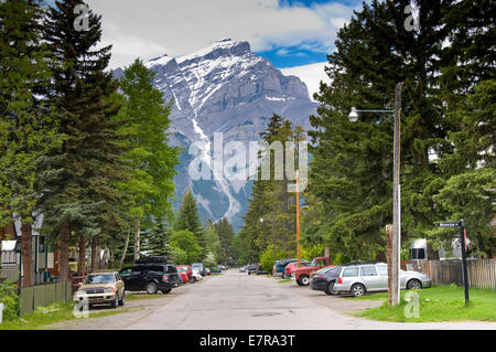 Banff Town, Banff, Alberta, Canada Stock Photo - Alamy