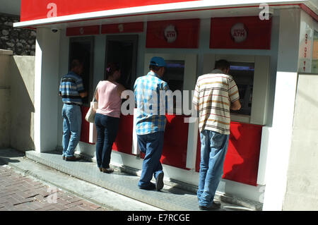 People Waiting Outside Bank To Withdraw And Deposit Old Demonetizes ...