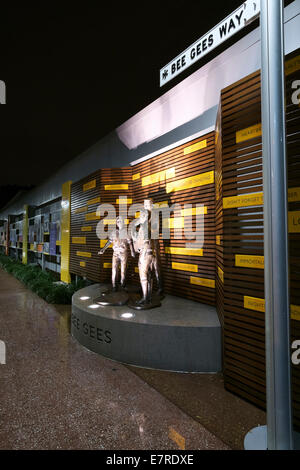 Redcliffe at night - Bee Gees Way Stock Photo - Alamy