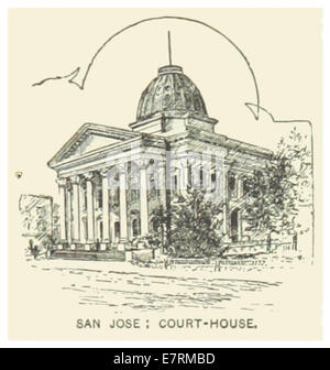 This 1891 illustration shows the courthouse in Columbus, Ohio, focusing ...