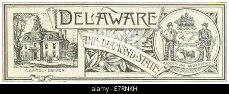 This illustration from 1891 depicts the Delaware Water Gap, a scenic ...