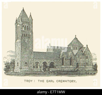 A map of New York from the 1891 US Maps collection, page 493. This ...