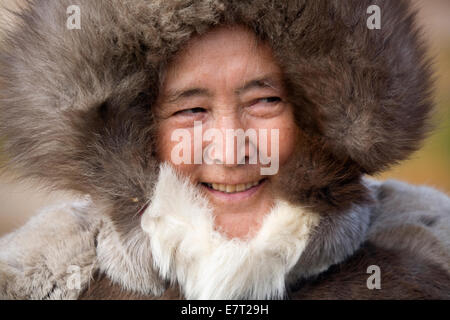 Traditional Inuit outerwear, hand made from seal skins and various ...