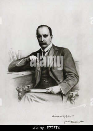 A portrait of Sir William Osler, a prominent Canadian physician and one ...