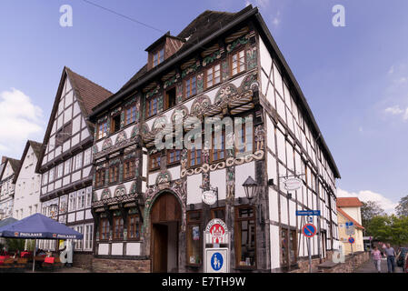 Old Town Hoexter, Weser Renaissance style, Germany Stock Photo - Alamy