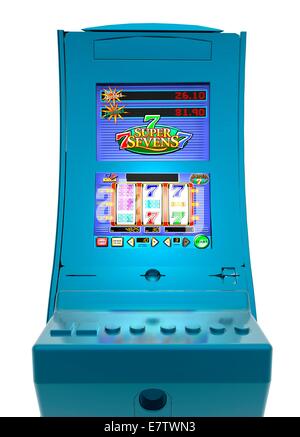 Gambling machine, computer artwork Stock Photo - Alamy
