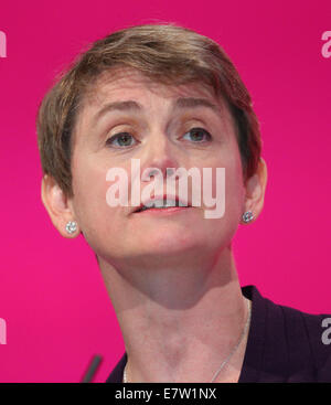 Labour MP Yvette Cooper (right) with Anne Scargill, the wife of former ...
