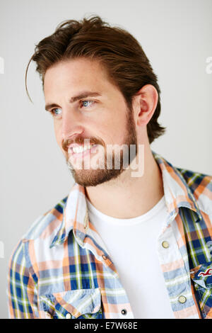 Male portrait smiling Stock Photo - Alamy