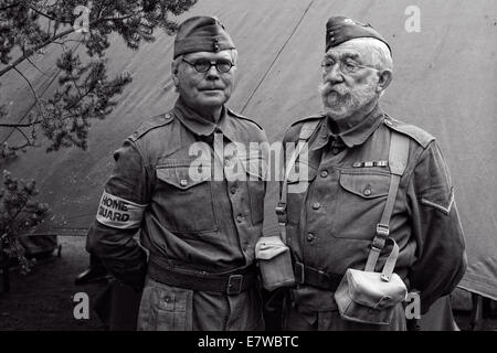 Civil Defenders Home Guard Living History Group portray F Company 10th ...