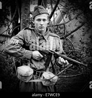 Civil Defenders Home Guard Living History Group portray F Company 10th ...