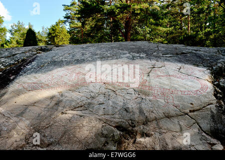 Sigurd Stone, Ramsund, Sweden 140812 62013 Stock Photo - Alamy
