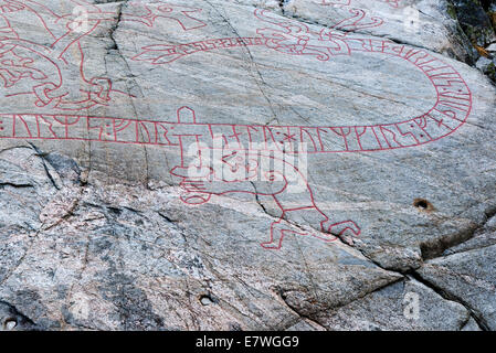 Siegfried Dragon Slayer, Sigurd Stone, Ramsund, Sweden 140812 62007 ...