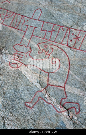 Siegfried Dragon Slayer, Sigurd Stone, Ramsund, Sweden 140812 62007 ...